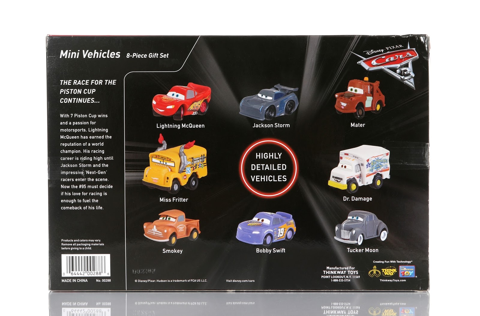 Dan the Pixar Fan: Cars 3: Mini Vehicles 8-Piece Gift Set (Thinkway Toys)