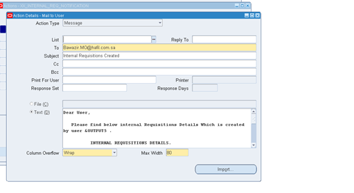 Oracle Stuff : Alerts in Oracle Applications