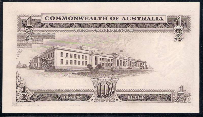 Australian Ten-shilling note 1961 Captain Matthew Flinders|World ...