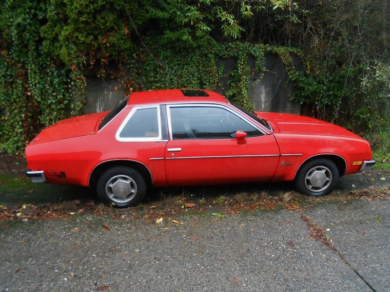 Seattle's Parked Cars: 1977 Pontiac Sunbird Coupe