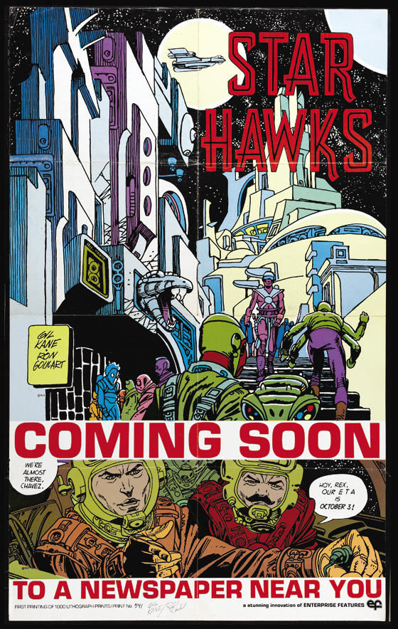Cap'n's Comics: A Dozen Star Hawks (Starhawks?) by Gil Kane