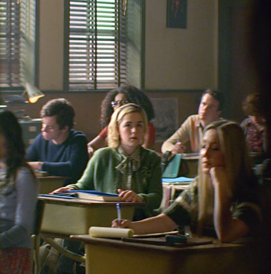 The retro style of The Chilling Adventures of Sabrina