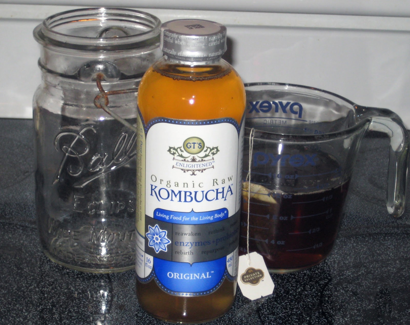 inspired mama musings: kombucha*breed your own SCOBY