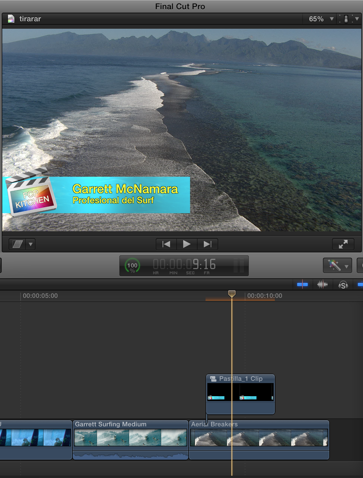 Final Cut Pro Kitchen: Final Cut Pro X Duplicar y modificar un Compound Clip
