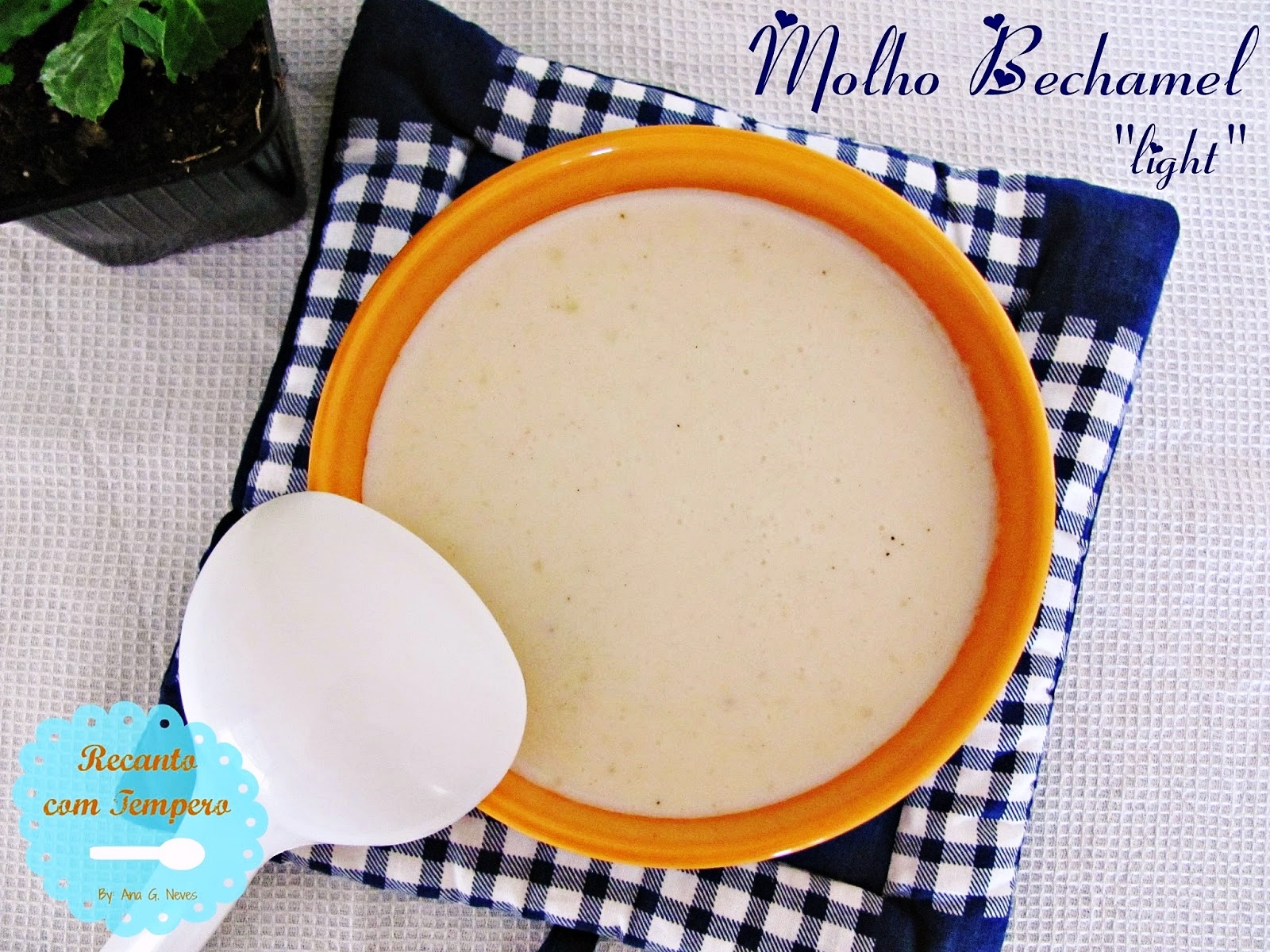 Molho bechamel "light"