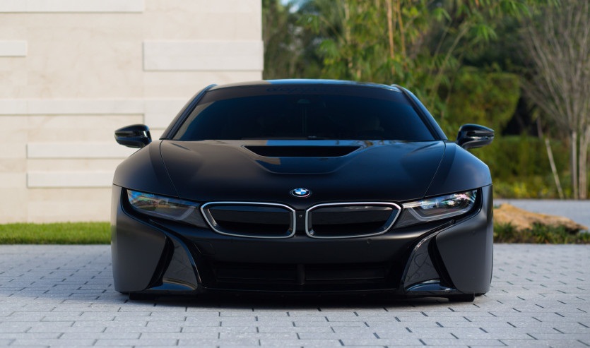 Menacing Matte Black BMW i8, SAVAGE