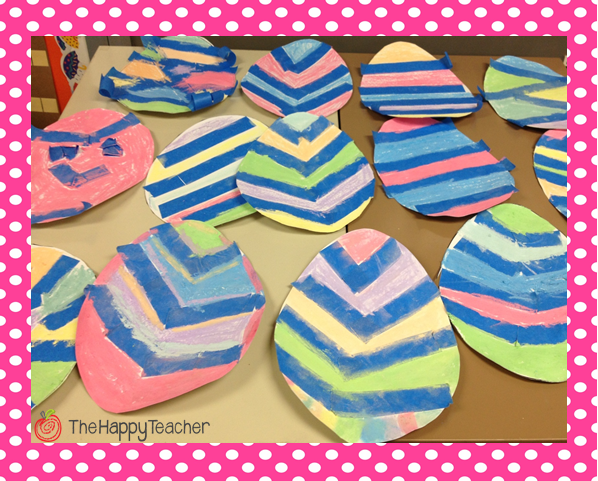 Easter Egg Art Project | TheHappyTeacher