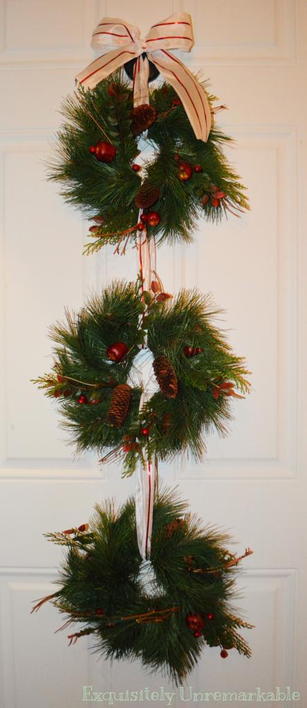 Easy Triple Wreath | Exquisitely Unremarkable