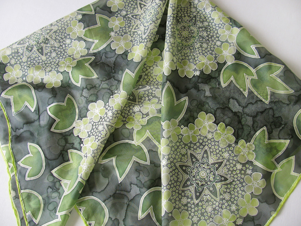 Simut: Šilko tapyba - įkvėpimas / Silk painting - inspiration