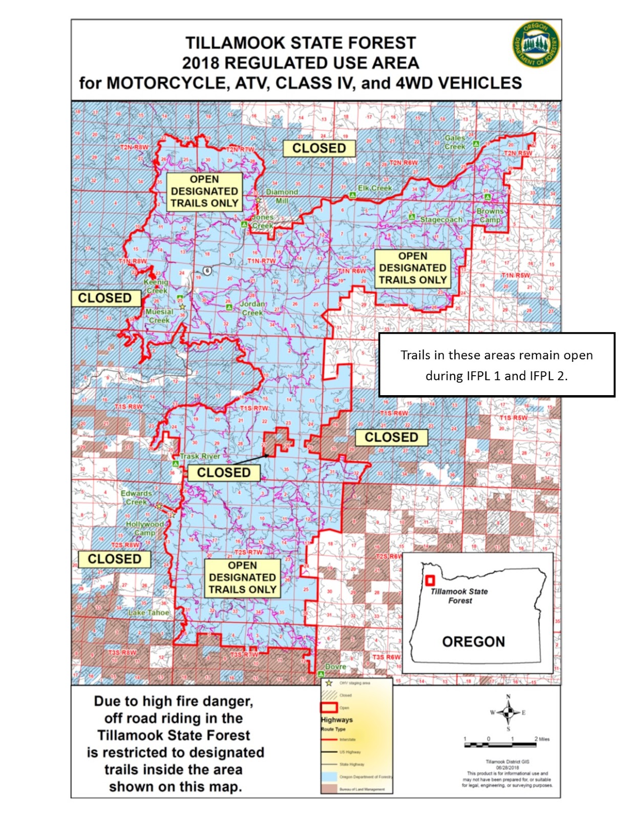 Tillamook State Forest Blog: OHV Trails