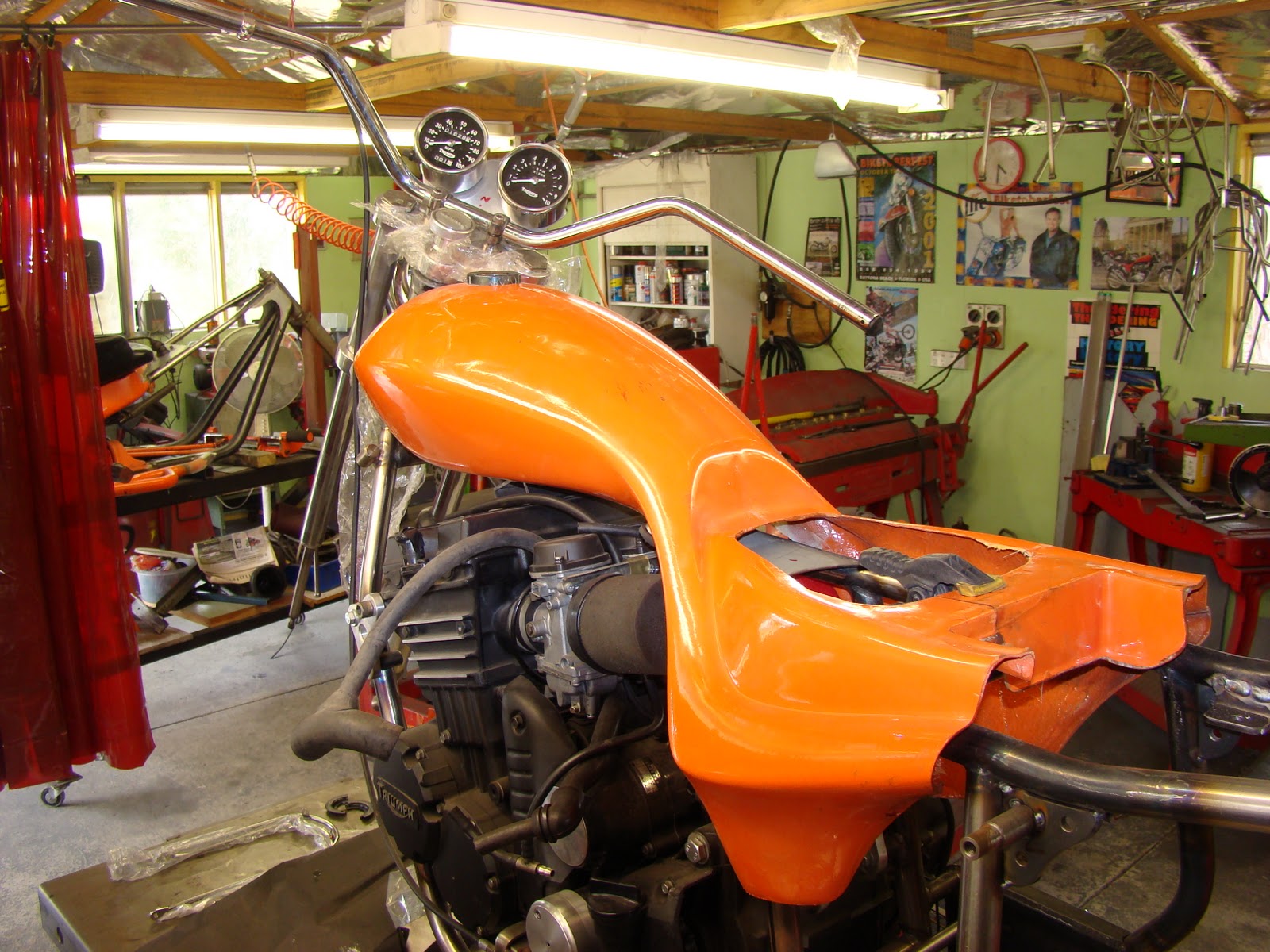 Custom and Chopper Motorcycles and Parts: Modern Day Triumph Hurricane ...