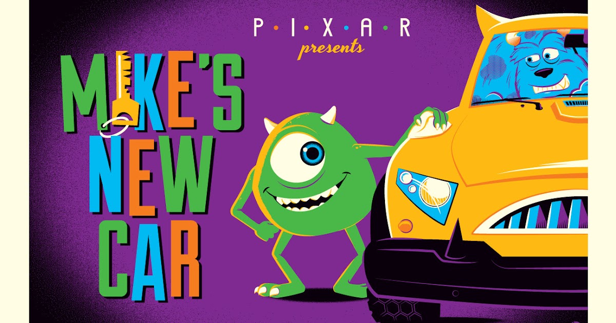 The Blot Says...: Mike’s New Car Pixar Short Screen Print by Dave ...