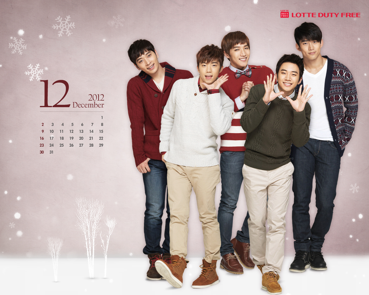 Everything About 2PM: [Poster] 2PM Lotte Duty Free Wallpaper [Calendar ...