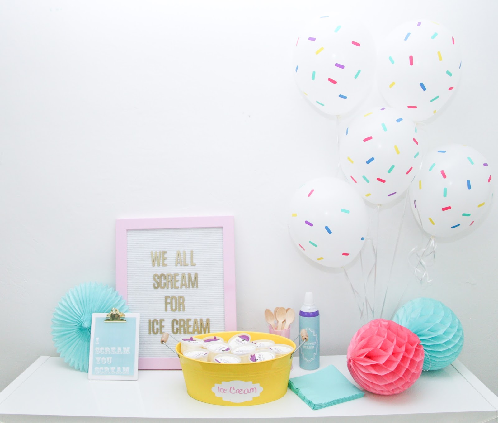 Ice Cream Party with Cricut | Celebration Stylist | Popular Party ...