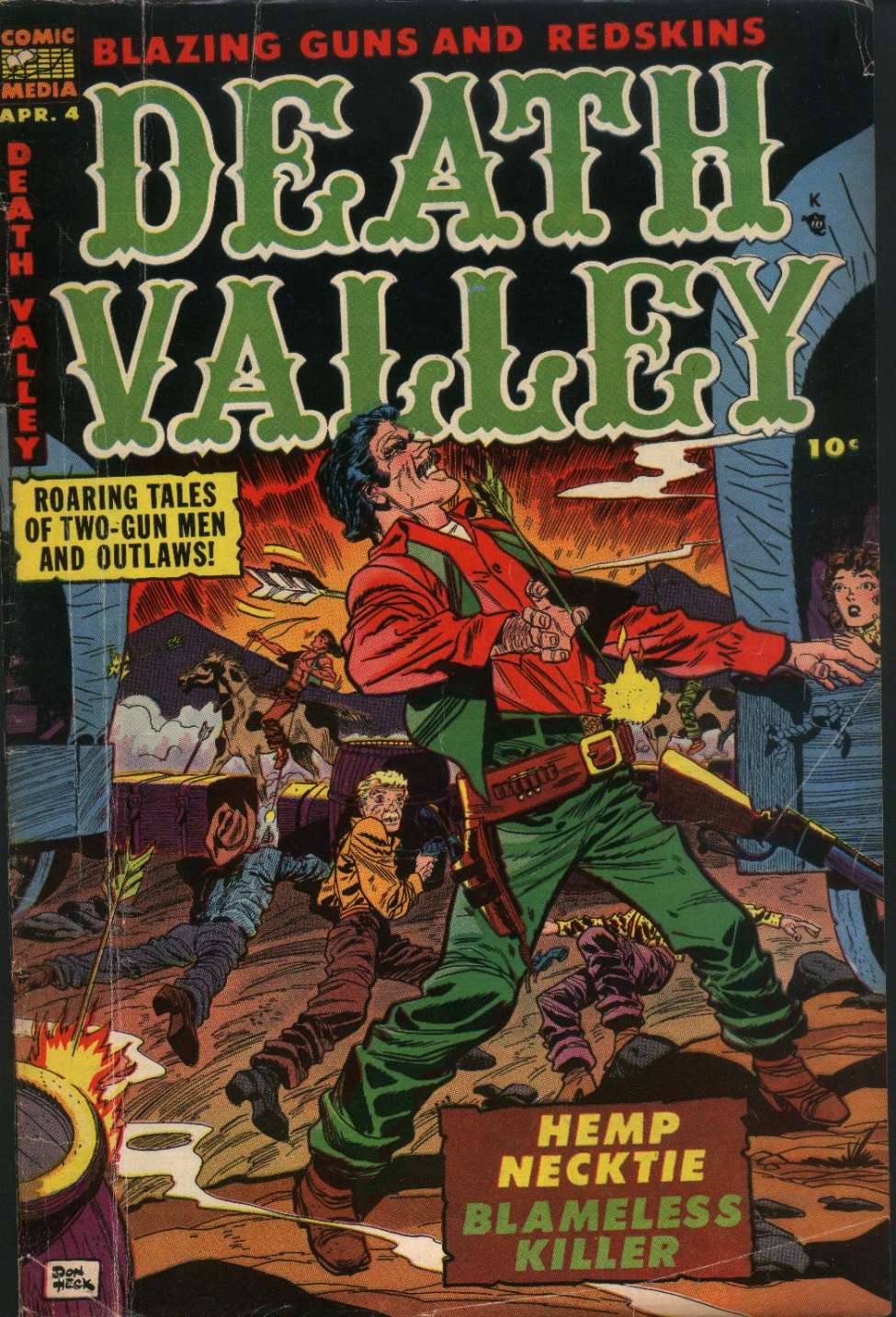 Old-fashioned Comics: Death Valley #01 - #06 (1953) Comic Media ...
