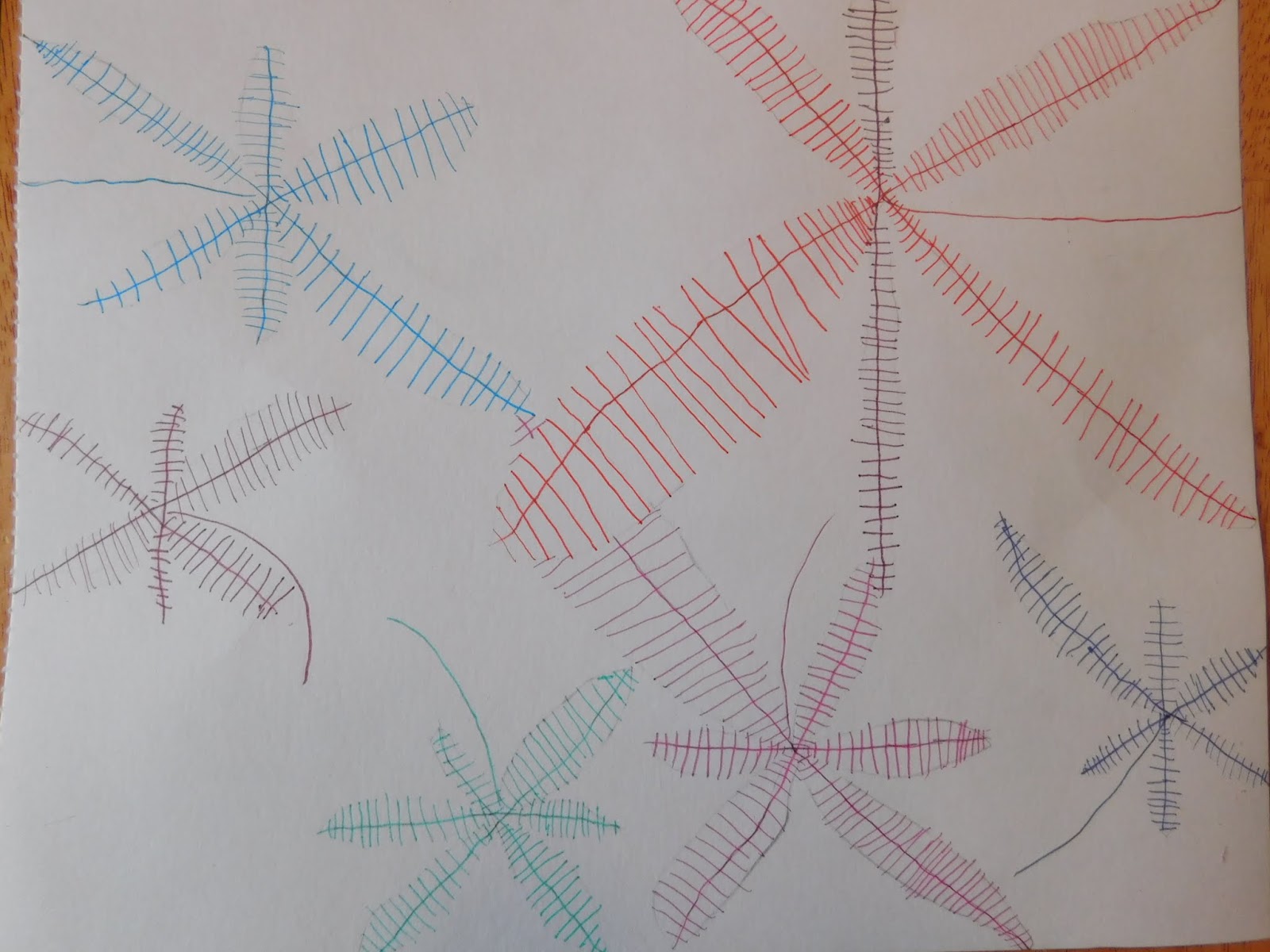 Art Project #43: Fine Line Fall Leaves