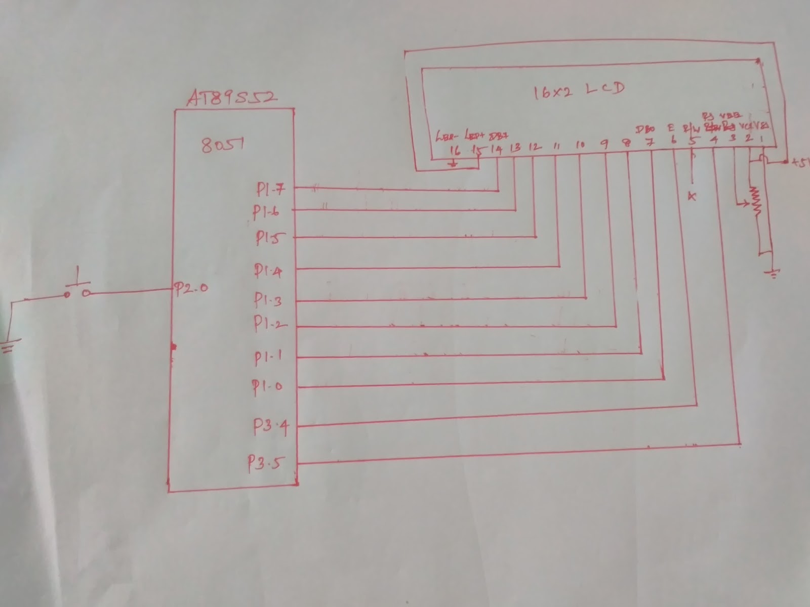 how to interface 16x2 LCD with 8051 microcontroller (AT89C51) - CONSBEDDED