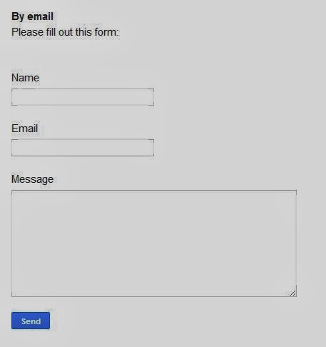 Ecalpemos: How to add an email contact form to blogger.