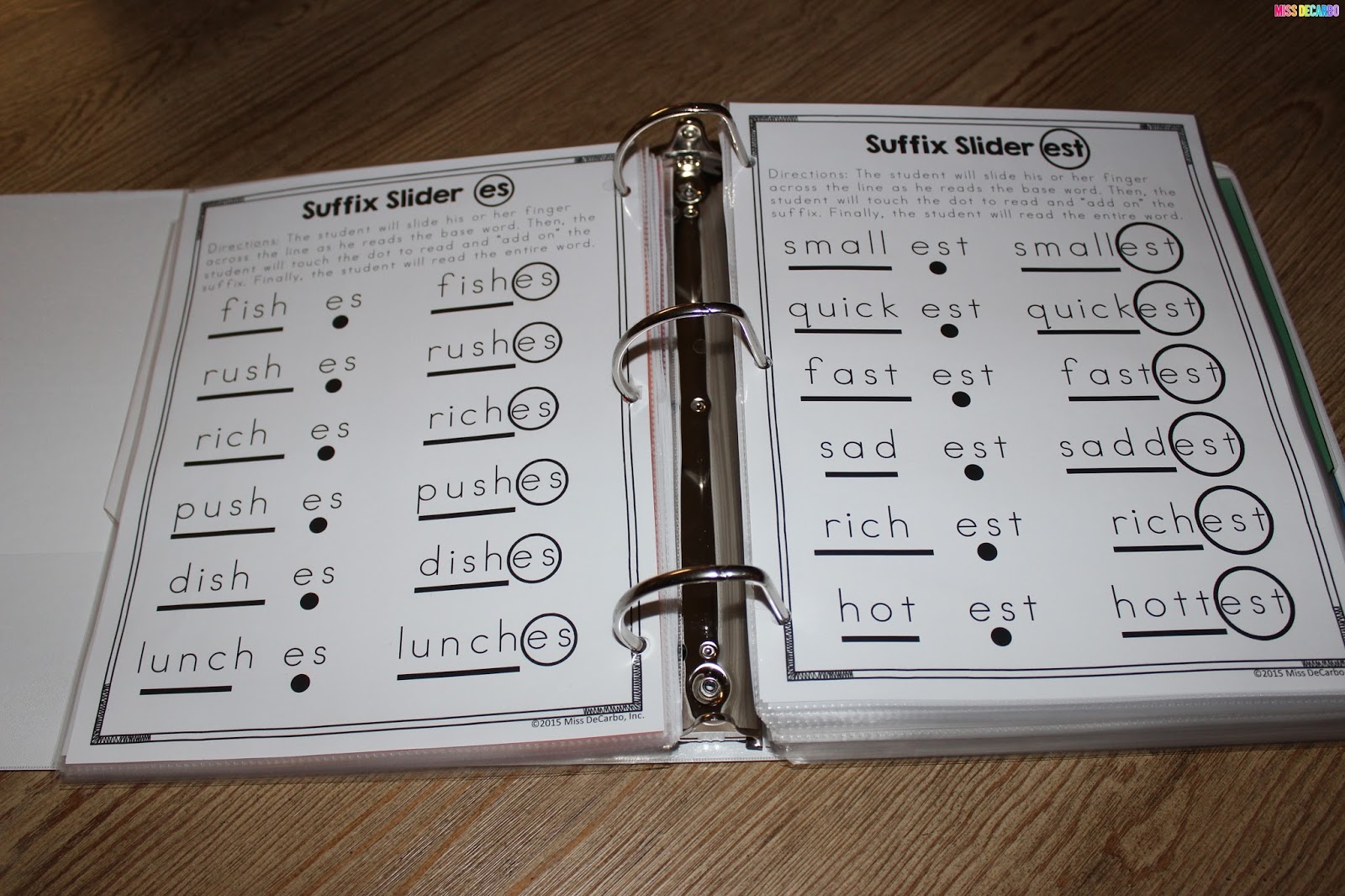 A Tour of My No Prep Intervention Binder - Miss DeCarbo