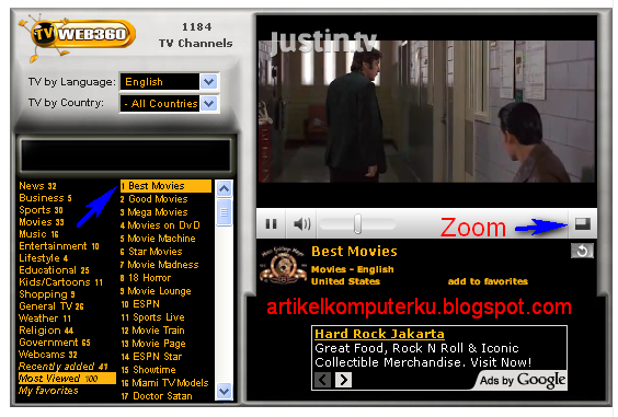 Cara memasang tv online di blog (live streaming tv luar negeri dan tv ...