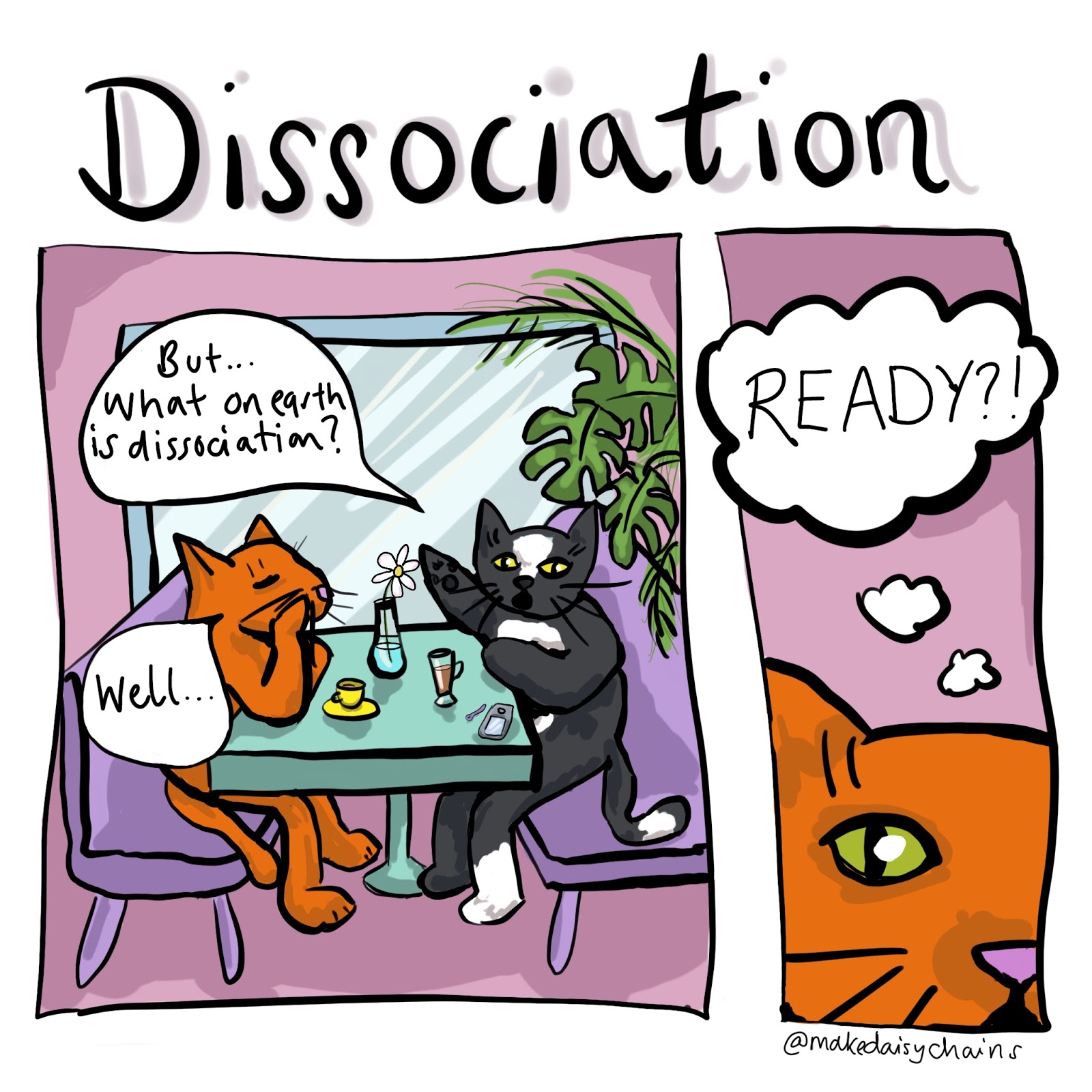 Hannah Daisy: Dissociation - explained in a short story. With cats - By ...