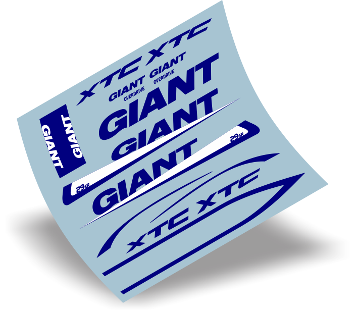 designstickers: Adesivo bike Giant - XTC Overdrive