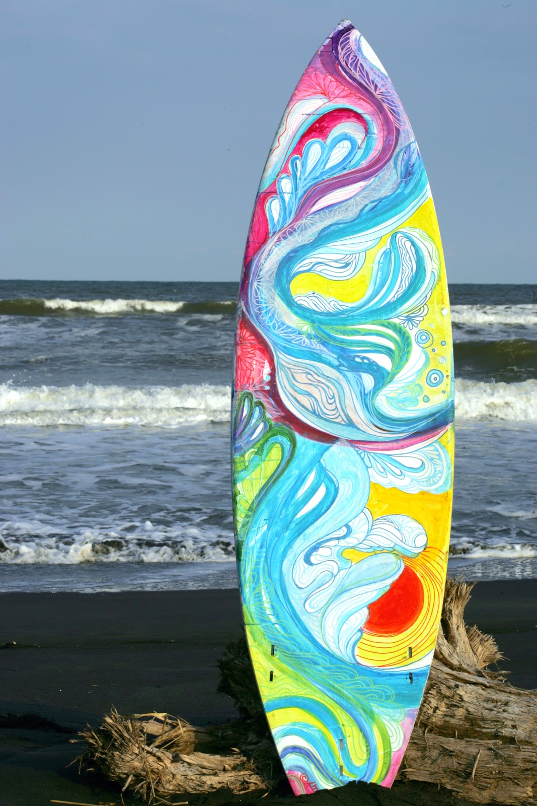 Wandering Lines: Surfboard
