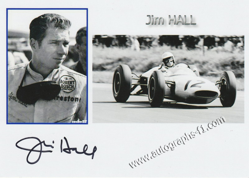 Autographs-F1: Jim HALL
