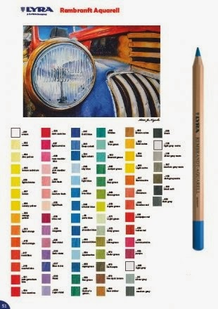 ArtGraphicStore: Lyra Rembrandt Aquarell Color Chart