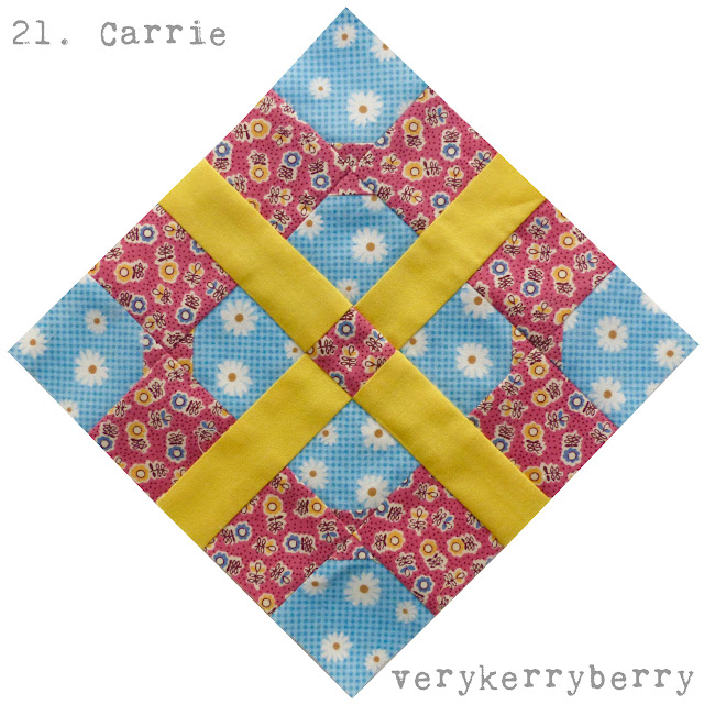 verykerryberry: Farmer's Wife QAL Blocks 21 & 22: Carrie and Cat