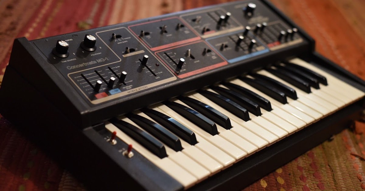 MATRIXSYNTH: Moog Realistic Mg-1 Analog Synthesizer - Serviced w ...