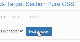 Navs Target Section Pure CSS - jQuery 2 DotNet