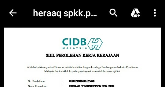 HN CONSULTANT (TR0200337-T): TAMBAH KOD BIDANG CIDB F01,CE20 DAN CE36 ...
