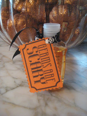 Creative Party Ideas by Cheryl: Germs Are Scary! Halloween Gift Idea
