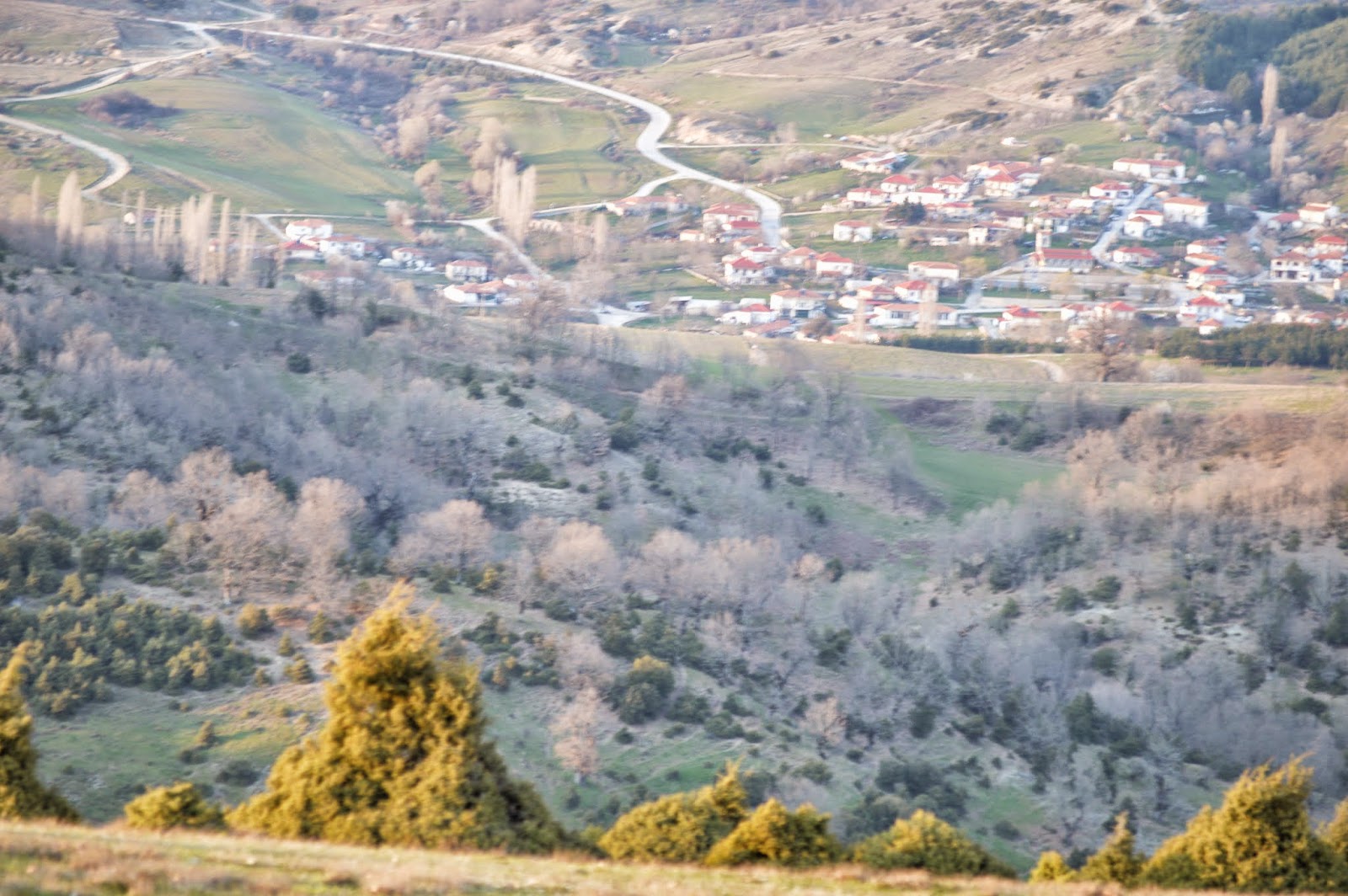ακρη ελασσονας: κοκκες και η θεα απο ψηλα