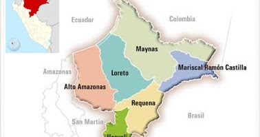 Loreto Peru Tours: Provincias y distritos de Loreto Peru