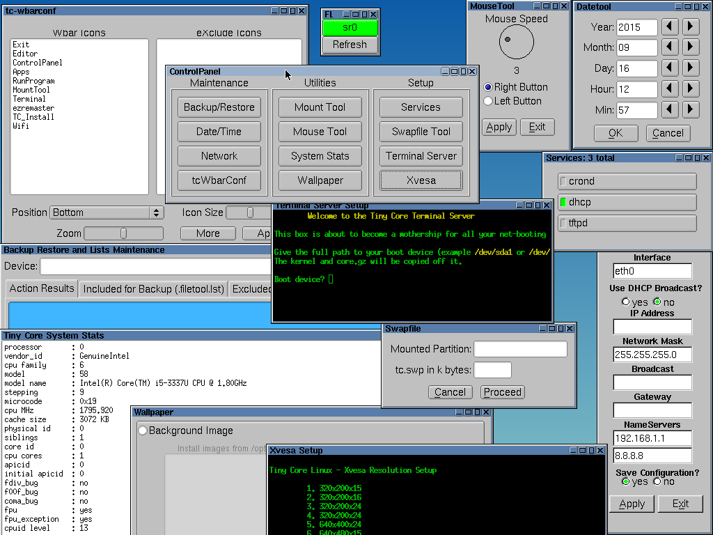 Tiny Core Linux 6.4 Kurulum ve İncelemesi | Linux Dünyam