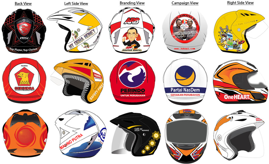 Tips Memasang Cutting Sticker Pada Helm ( Cara Ampuh ) : Pasang Cutting ...