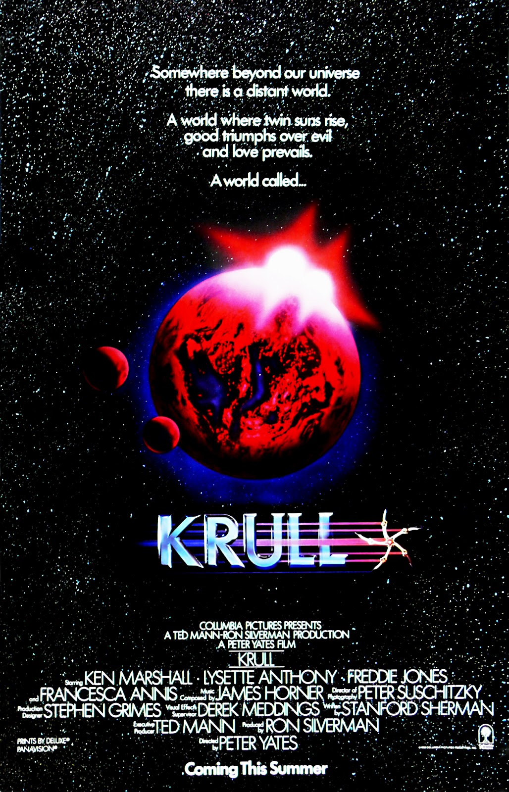 The Geeky Nerfherder: Movie Poster Art: Krull (1983)
