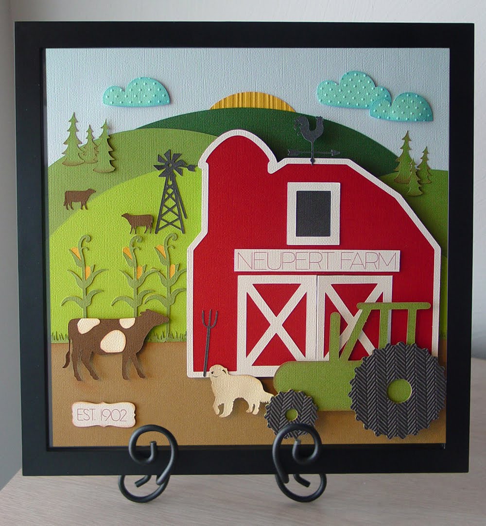 Amys Collages and Other Scrap Stuff: Farm Collage
