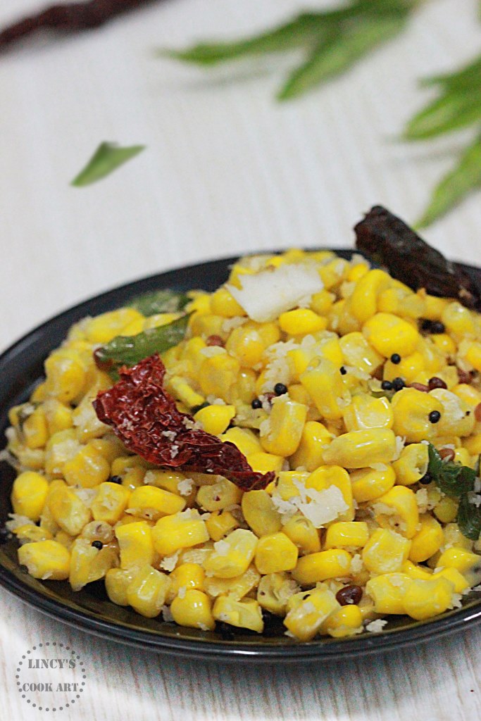 Sweet Corn Sundal ~ Lincy's Cook Art