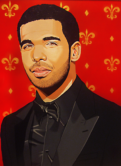 Painting Of Drake By Ra ~ Drake & Lil Wayne