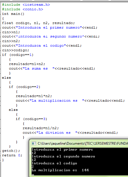 Fundamentos de Programación : Tarea 15 de Octubre de 2013