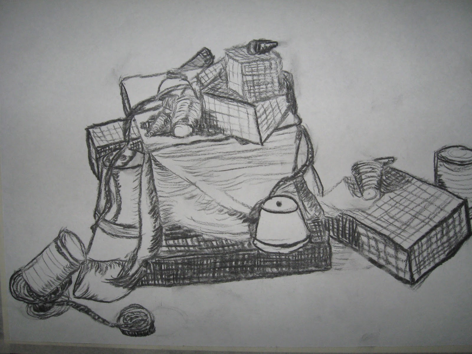 the scholarly ARTS in fergus falls...: Beg Drawing I: Cross Contour ...