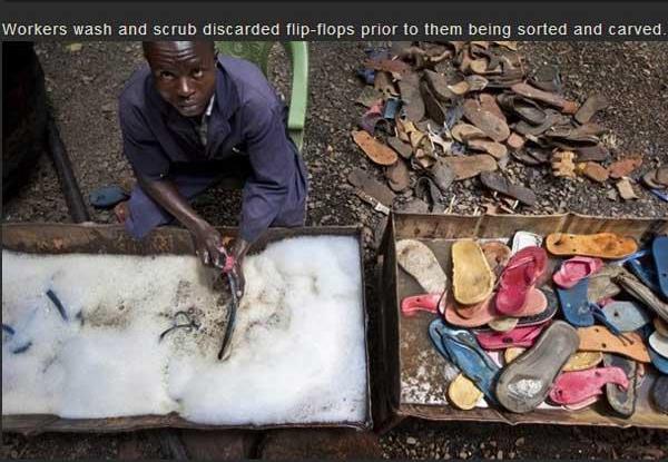 How to Recycle: Recycling Done Right Toys Fashioned from Old Sandals