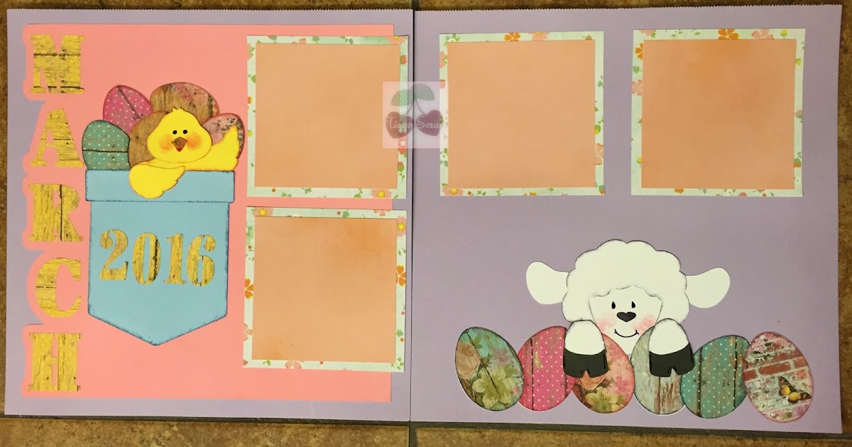 Tiggerscraps: March scrapbook page