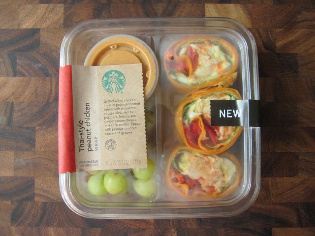 Review: Starbucks - Thai-Style Peanut Chicken Wrap