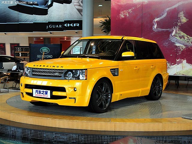 WORLD LATEST CAR MODELS: Yellow Range Rover Sport Overfinch