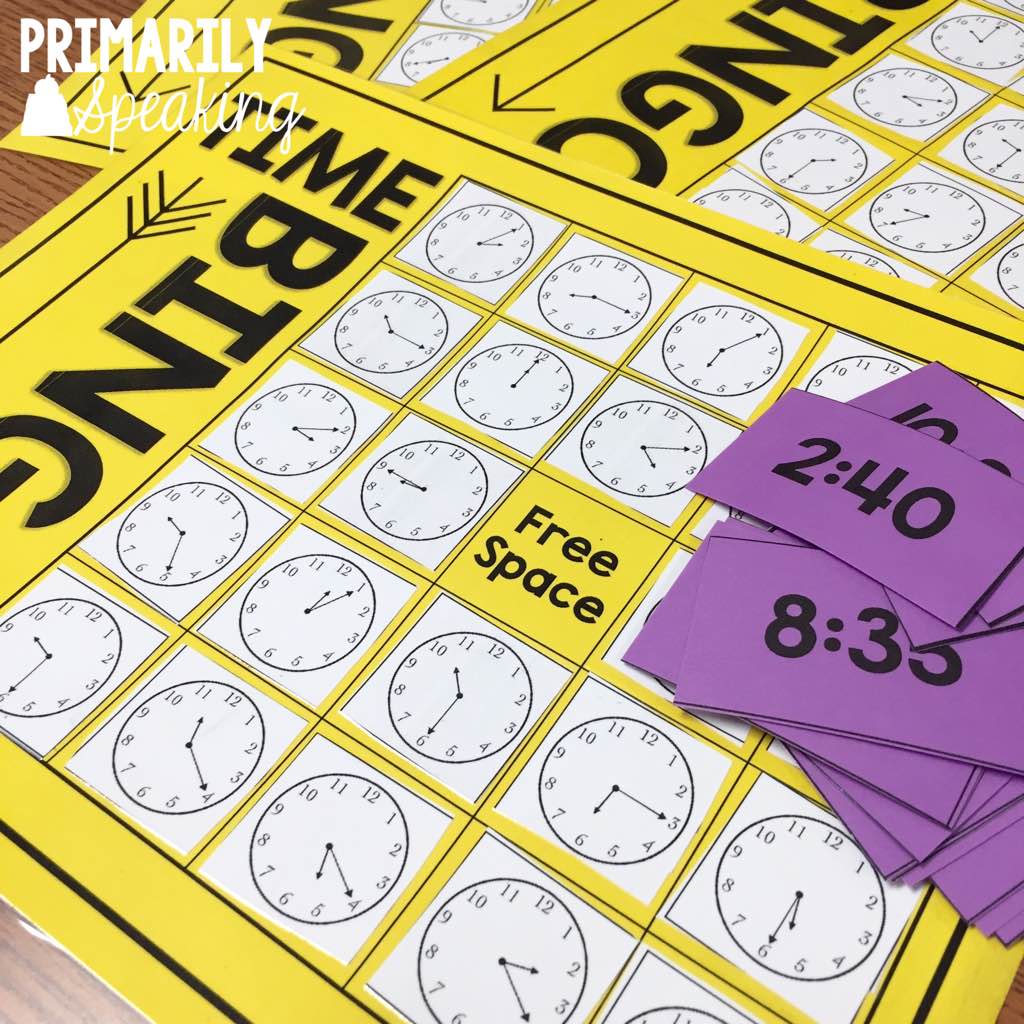 Activities to Practice Telling Time | Primarily Speaking