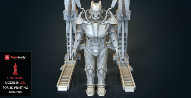 Enclave Power Armor | 3D Models by Lambert Designer